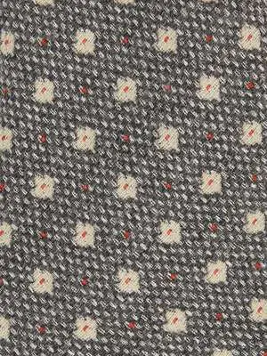 REISS Tullio Wool-silk Floral-medallion Tie