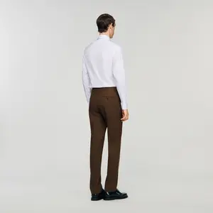 Sandro Wool Tailored Suit Trousers