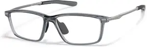Zenni Rectangle Titanium Full Rim Eyeglasses - Gray