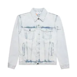 Off-White Graffiti Embroidered Denim Skate Jacket