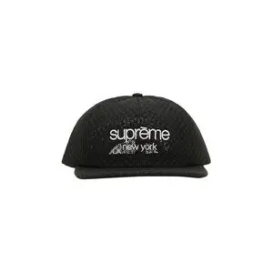 Supreme Classic Logo Air Mesh Cap - Black