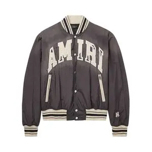 Amiri Sun Faded Bomber - Black