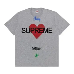 Supreme Supreme Announcing Tee Grey