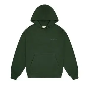 MUSEUM OF PEACE & QUIET Wordmark Pigment-dyed Hoodie - Green