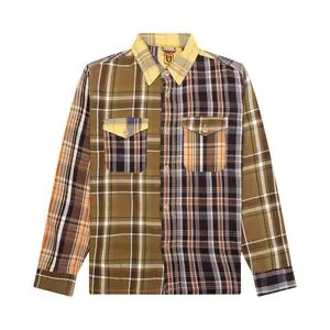 HUMAN MADE Crazy Check Long-sleeve Shirt - White