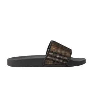 Burberry Check Slide - Brown
