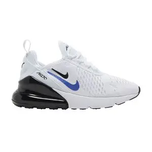 Nike Air Max 270 Gs 'double Swoosh' Sneakers - White