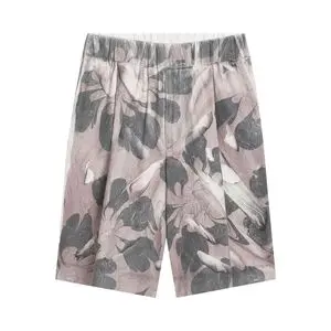 Dries Van Noten Floral Drawstring Waist Shorts