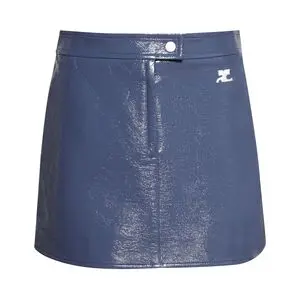 COURREGES Vinyl Reedition Skirt - Blue