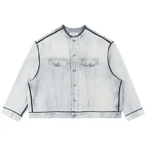 MAISON MARGIELA Collarless Denim Jacket