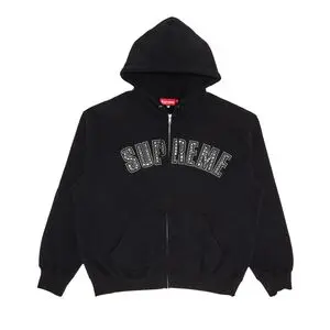 Supreme X B.B. Simon Zip Up Hoodie - Black | Editorialist