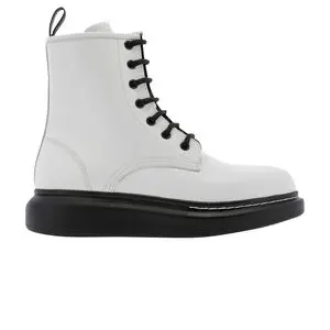 Alexander Mcqueen Paneled Boots For Men