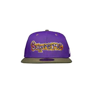 Supreme X New Era Gonz Logo Cap - Purple