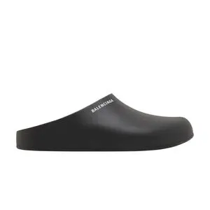 Balenciaga Pool Closed Slides - Black