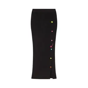 Versace Rib Serie Knit Skirt