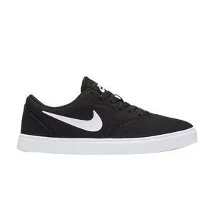 Nike Check Canvas Sb Gs Sneakers - Black