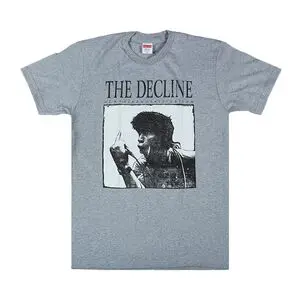 Supreme Decline Of Western Civilizations Tee - Grey
