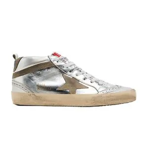 GOLDEN GOOSE Mid Star Laminated Sneakers