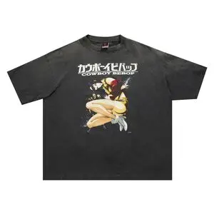 SAINT MXXXXXX X Cowboy Bebop Short-sleeve Tee - Black