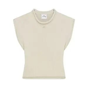 COURREGES Sleeveless Tank Top