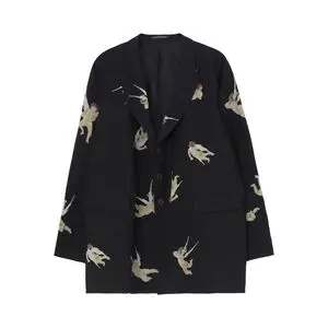 Yohji Yamamoto Angel Pattern Double Front Jacket