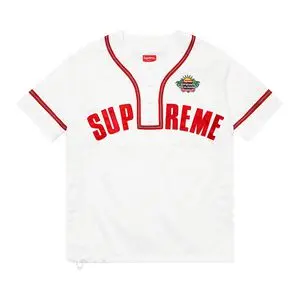 Supreme Long-sleeve Baseball Top - White