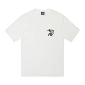 StÜssy Pigment Dyed Rasta Lion Tee - Cream