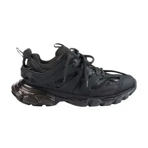 Balenciaga Track Sneakers With Clear Sole - Black