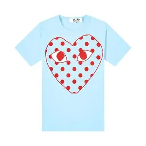 Play Comme Des Garcon Short-sleeve T-shirt - Blue