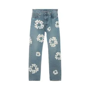 LEVI'S X Denim Tears Embroidered Denim Jeans - Blue