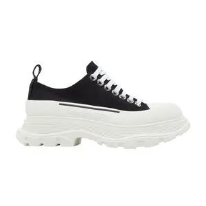 Alexander McQueen Tread Slick Lace Up Sneakers - Black