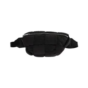Bottega Veneta Cassette Fanny Pack In Black | Editorialist