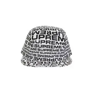 Supreme Repeater Camp Cap - White