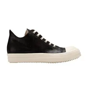 Rick Owens Gethsemane Denim Low Sneakers - Black