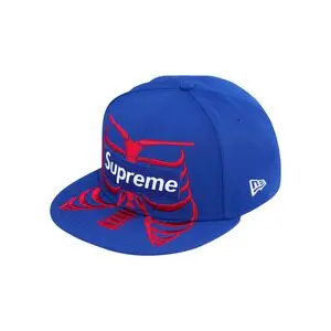 Supreme Bones Box Logo New Era Cap - Blue