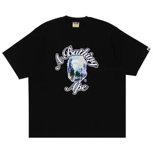 A BATHING APE Graphic Tee - Black