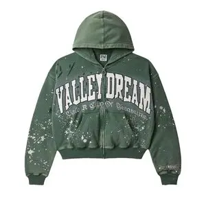 VALE FOREVER Paint Zip Up Hoodie