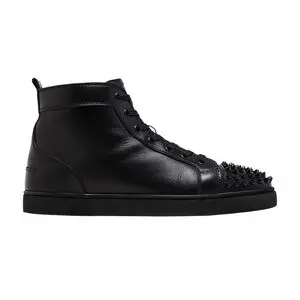 CHRISTIAN LOUBOUTIN Louis Flat Calf Spikes
