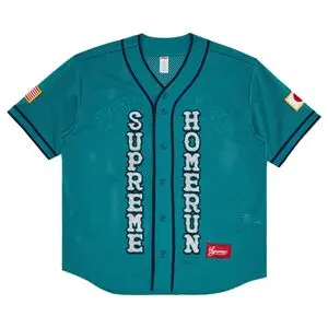 Supreme X Homerun Baseball Jersey - Teal