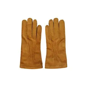Miu Miu Suede Gloves - Tan
