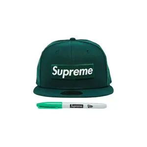 Supreme Sharpie Box Logo New Era Cap - Green