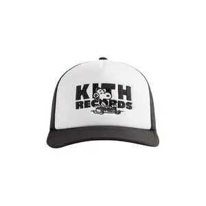 Kith For Peanuts Records Nolan Poly Foam Trucker Cap - Black