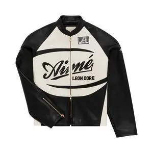 Aimé Leon Dore Leather Café Racer Jacket