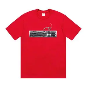 Supreme Keyboard Tee - Red