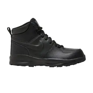 Nike Manoa Leather Gs Sneakers - Black