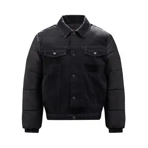 Alexander McQueen Denim Puffer Jacket