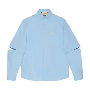 Gucci Embroidery Poplin Shirt