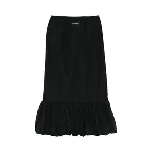 MARINE SERRE Nylon Midi Bubble Skirt