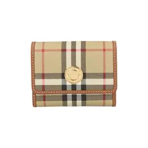 Burberry Lancaster Check Trifold Wallet 'archive Beige - Tan