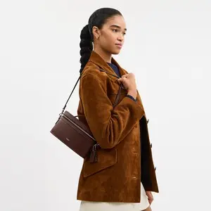 COACH Trail Bag - Silver/maple